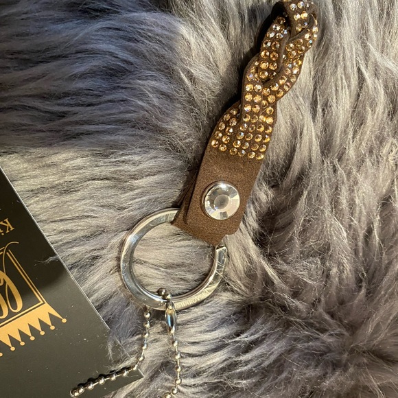 Swarovski | Accessories | Swarovski Leather Key Holder | Poshmark